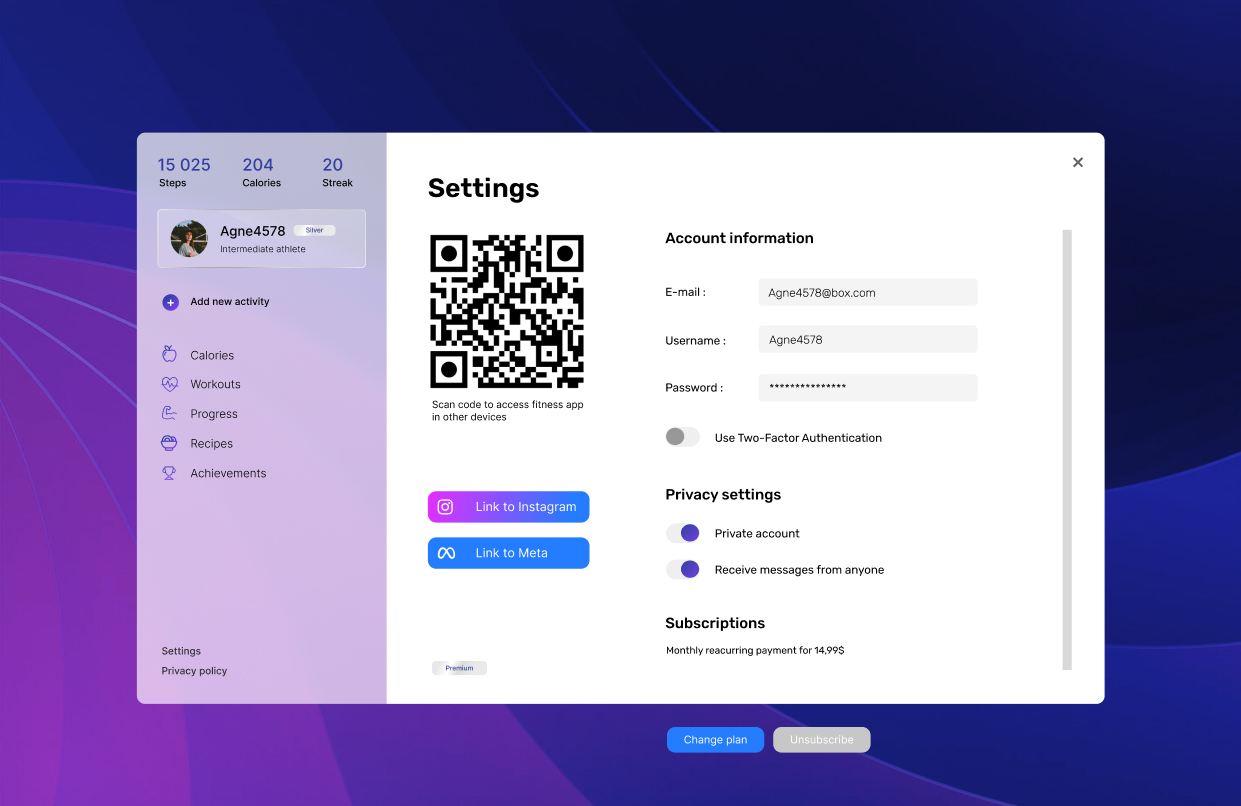 UX/UI design - Agneri